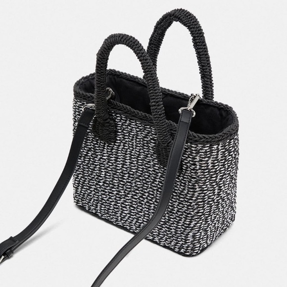Zara | Bags | Nwt Zara Metallic Look Mini Tote Bag | Poshmark